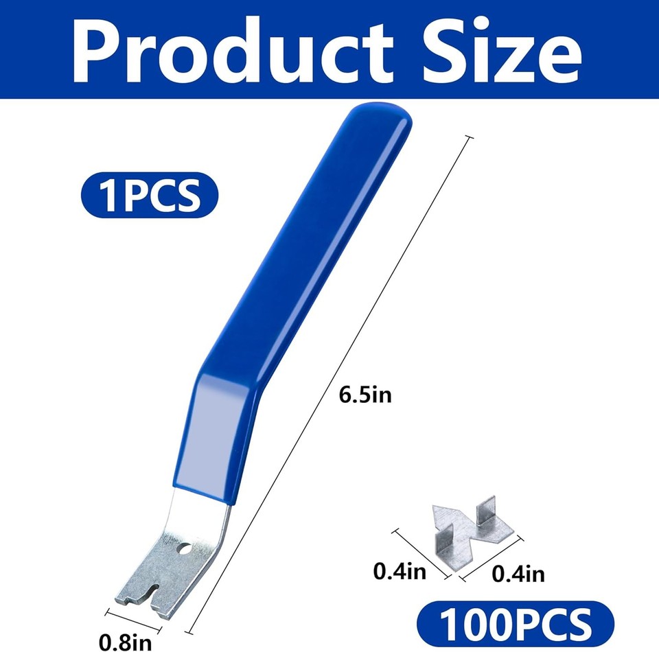 Glazier Point Driver Tool with 100 Push Points for Glass Frame ...