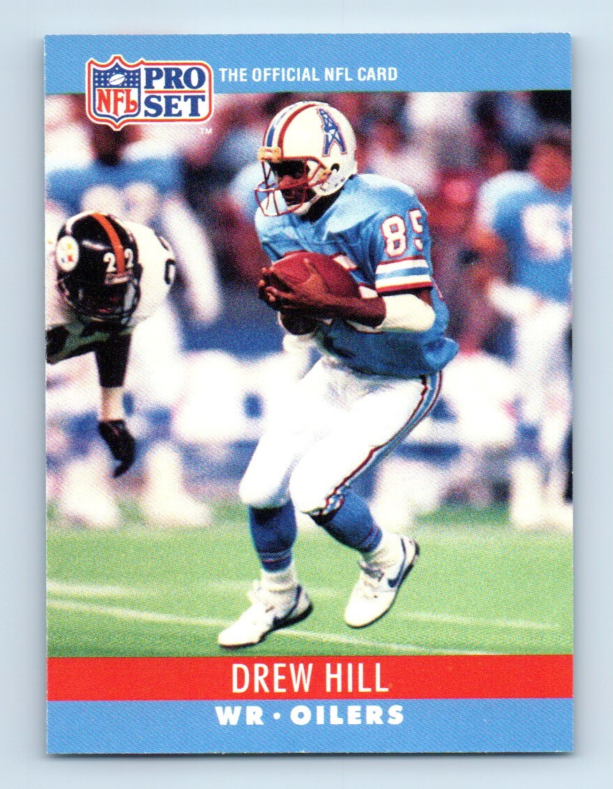 1990 Pro Set Drew Hill Houston Oilers #122 | eBay