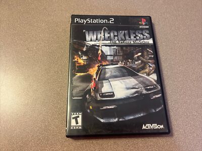 PS2 PlayStation 2 Wreckless The YaKuza Missions Game Disc & Case ...