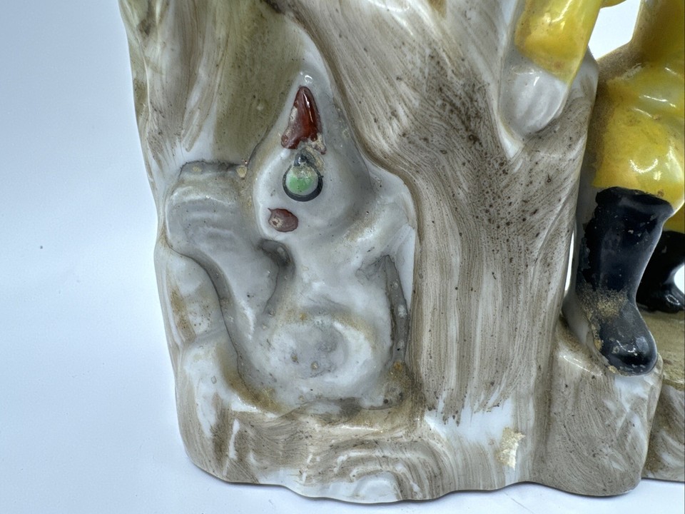 Vintage Made In Japan Planter Flower Pot Boy And Squirrel In A Tree | eBay