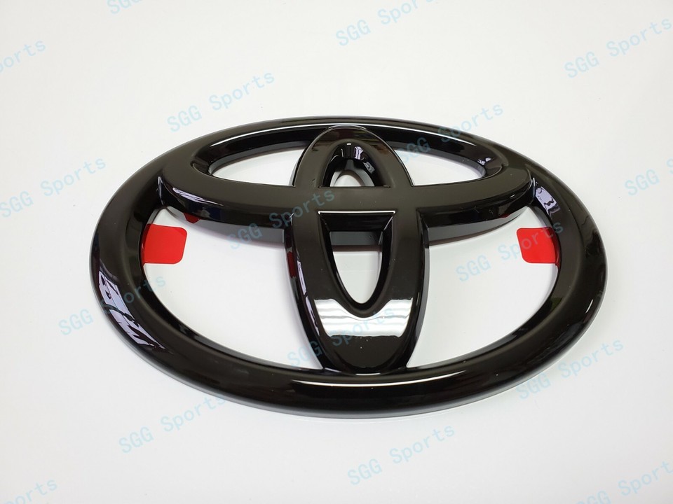 2011-2018 Toyota Sienna Gloss Black Logo Overlay Emblem Front & Rear ...