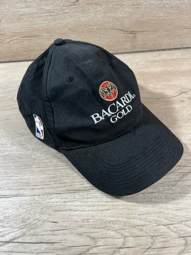 Bacardi Gold Rum NBA Hat Cap Black Sponsor | eBay