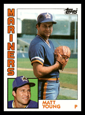 1984 Topps Matt Young RC Rookie Seattle Mariners #235 Centered Mint | eBay