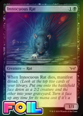 x1 Innocuous Rat DSK Duskmourn MTG 103 FOIL COMMON M/NM 1x | eBay