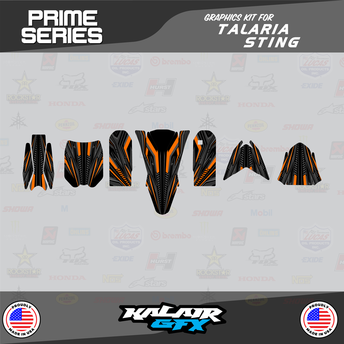 Talaria Sting Graphics EXPRESS GRAPHICS Talaria Sting Decal Kit ...