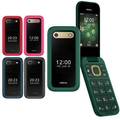 Nokia Flip 2660 UK Unlocked 4G Volte Mobile with Dual Screen MP3 Player ...