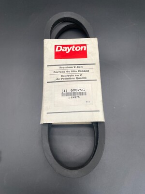 One (1) Dayton 6X875G V-Belt, B54, 57" Outside Length NEW | eBay