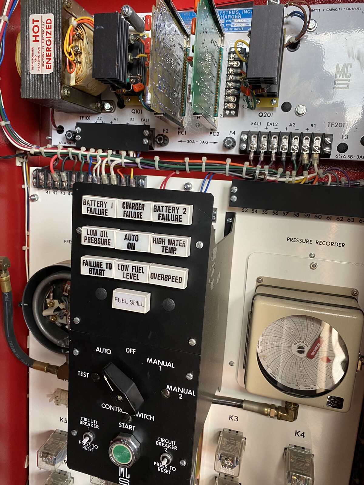 Used Master Control Systems DCFRA-E10 Fire Pump Controller | eBay