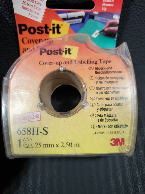 POST-IT 658H-S POST IT LABELING & COVER UP 25mm-2.50m x for sale online ...