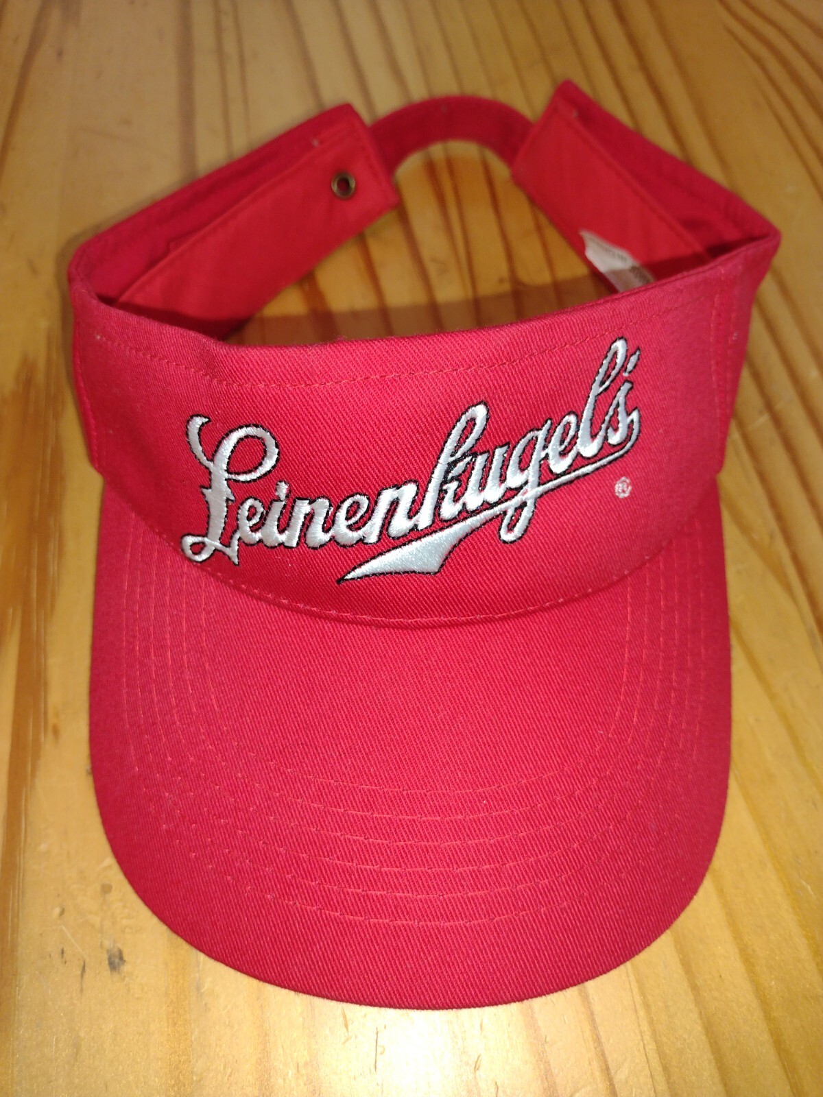 Leinenkugel’s Red Adjustable Visor Cap Hat Embroidere… - Gem