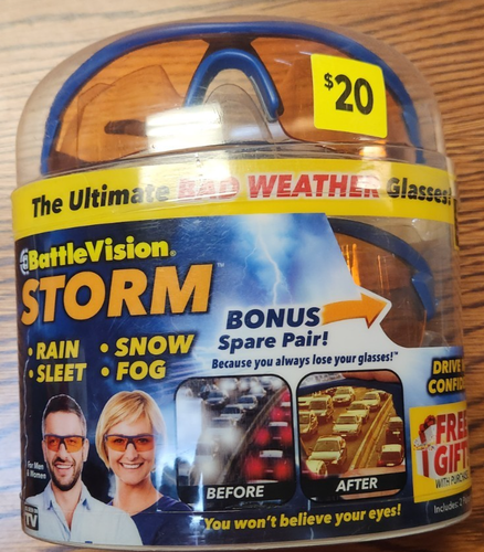 Battle Vision Storm Glasses 2 Pack New In Package | eBay