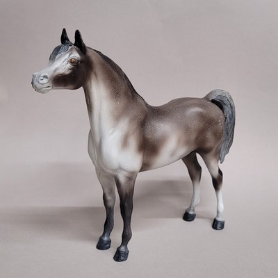Breyer Proud Arabian Stallion Custom Bay Roan Pinto Model Horse ...