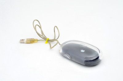 Apple Pro Mouse Wired USB Optical Clear Black Model M5769 | eBay
