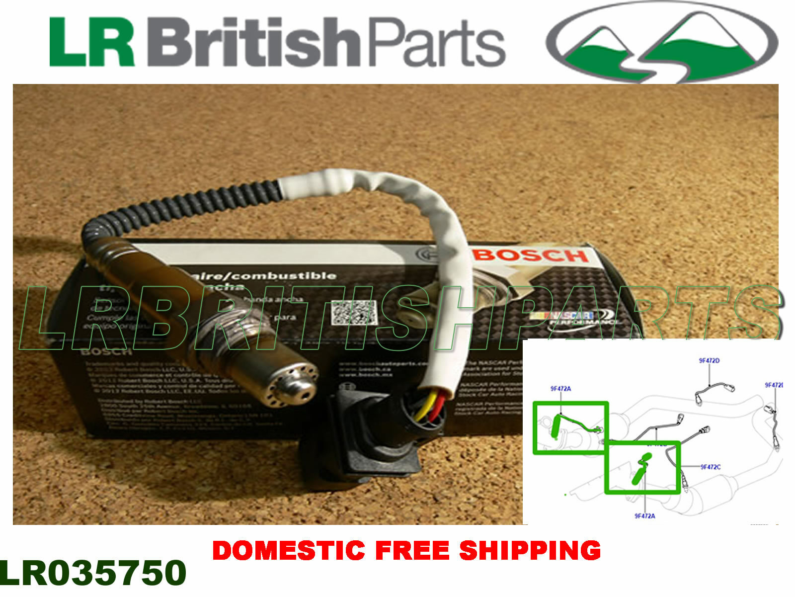 LAND ROVER FRONT OXYGEN SENSOR RANGE ROVER LR4 DISCOVERY SPORT NEW ...