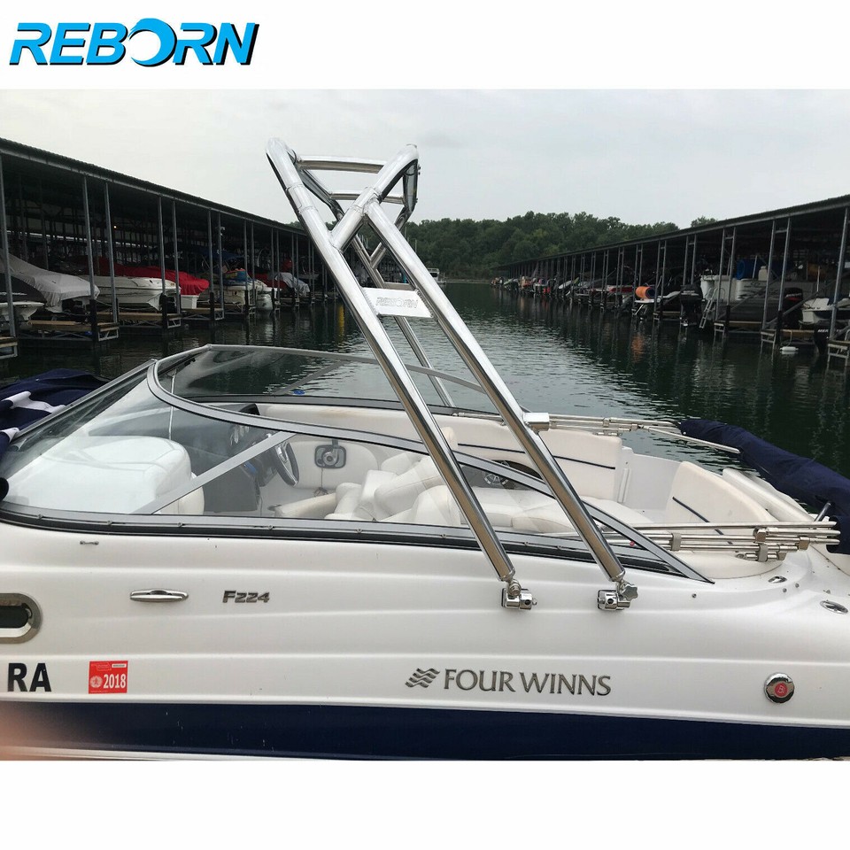 Reborn Launch Forward-facing Wakeboard Tower Polished Fast Install ...