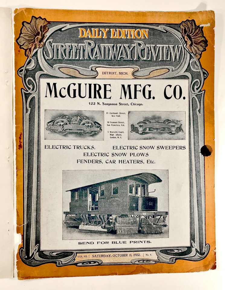 Antique 1902 Saint Louis Streetcar Manufacturing Co Advertising RARE | eBay