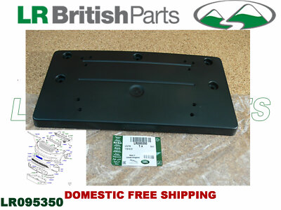 GENUINE LAND ROVER FRONT LICENSE PLATE BRACKET RANGE ROVER VELAR ...