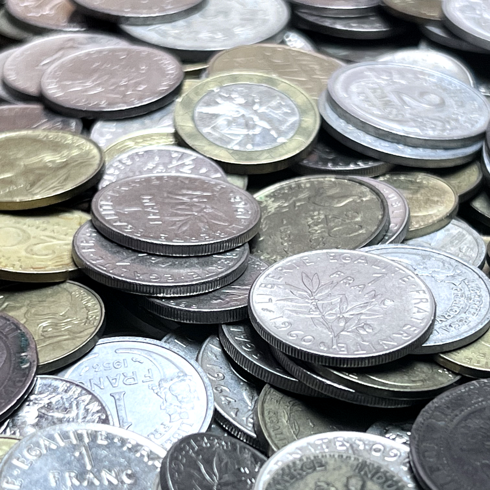 French Coins 5 LB Bulk Lot of ~525 Random Coins from France 🇫🇷 | eBay