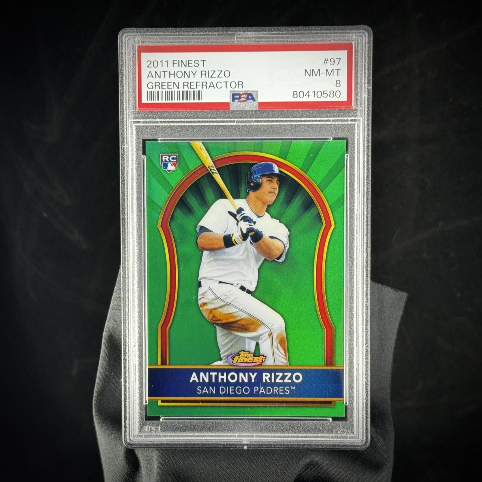 2011 Topps Finest - Green Refractor #97 Anthony Rizzo /199 (RC) for ...
