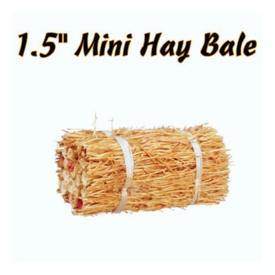 Miniature Mini Bale of Hay FAIRY GARDEN Truck Tractor FARM Trailer ...