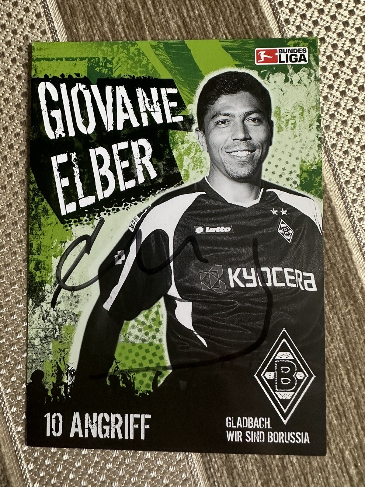 Giovane Elber Borussia Mönchengladbach FC Bayern Autogramm AK original ...