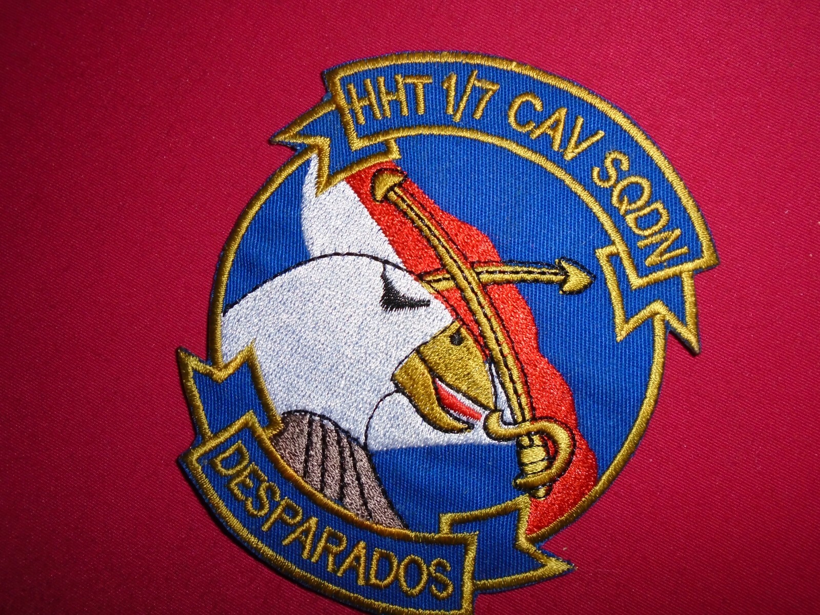 US Army HHT 1st Squadron 7th Cavalry Regiment DESPARADOS Vietnam War ...