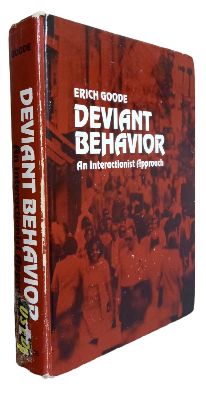 Deviant Behavior Book 1978 Erich Goode 1st Edition HC Psychology Social ...
