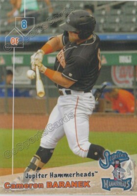 2019 Jupiter Hammerheads Cameron Baranek RC Rookie Miami Marlins | eBay