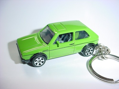 HOT 3D VOLKSWAGEN MK1 GOLF GTI CUSTOM KEYCHAIN keyring key VW BLING ...