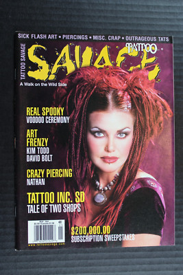 Vintage May 2002 Tattoo Savage Magazine #46 Kim Todd David Bolt | eBay