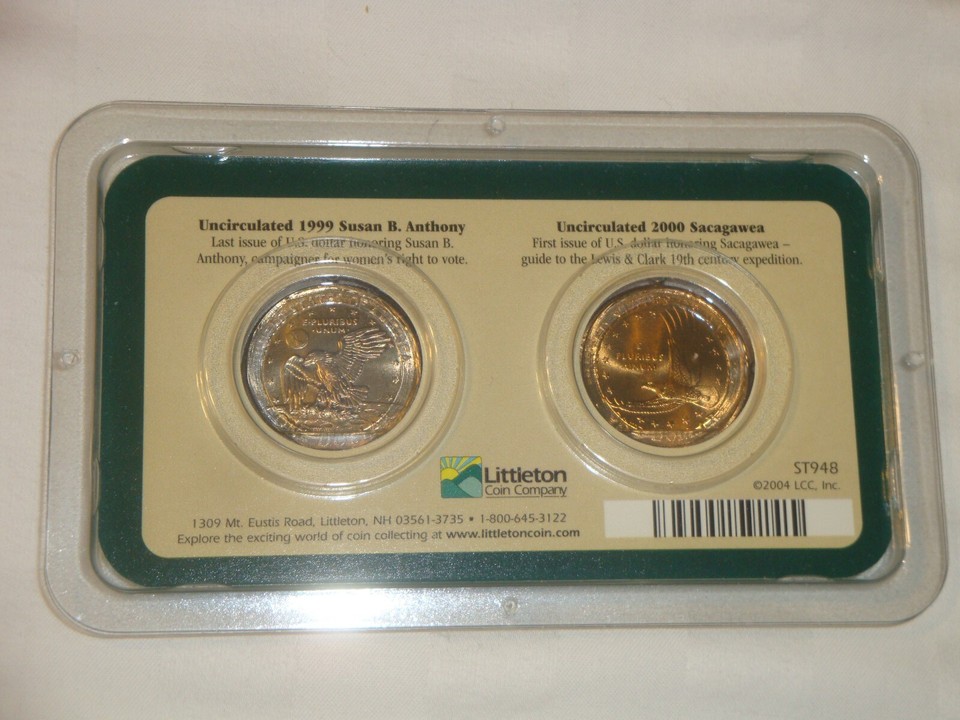 1999 and 2000 U.S. Dollar Coin Set - Millennium Set - Littleton Coin ...