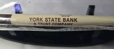 NOS Ballpoint Pen York State Bank & Trust Company. Geneva Nebraska ...