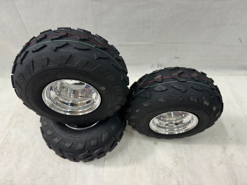 Honda ATC 70 DWT Front and Rear Wheels Rims Sunf A007 Trails XC Tires ...