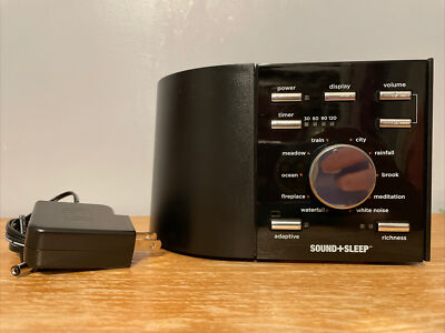 ASTI Sound+Sleep Non-Looping Sleep Sound Machine BLACK - ASM1002 EUC | eBay