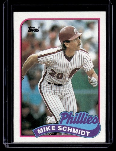 1989 Topps Mike Schmidt Philadelphia Phillies #100 | eBay