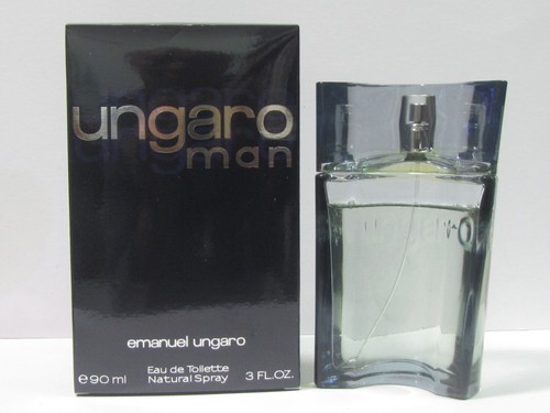 Ungaro Man by Emanuel Ungaro For Men 3 oz Eau de Toilette Spray In Box ...