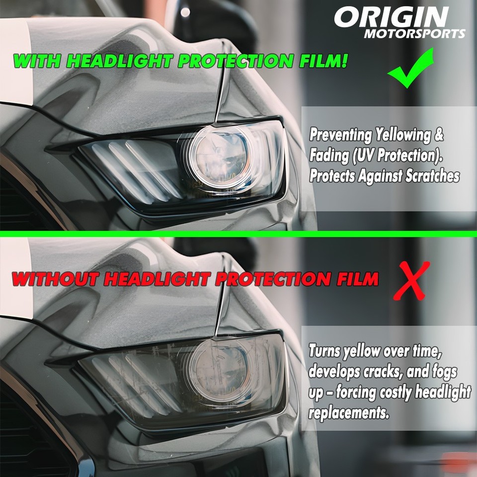 PreCut Headlights Clear Covers Bra Film Kit PPF Fits 2006-2009 SOLSTICE | eBay