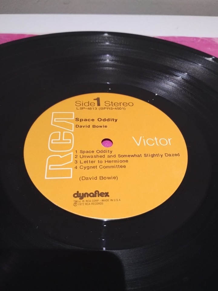 David Bowie 'Space Oddity' (LSP4813) 1972 9 Track Dynaflex USA LP EX ...