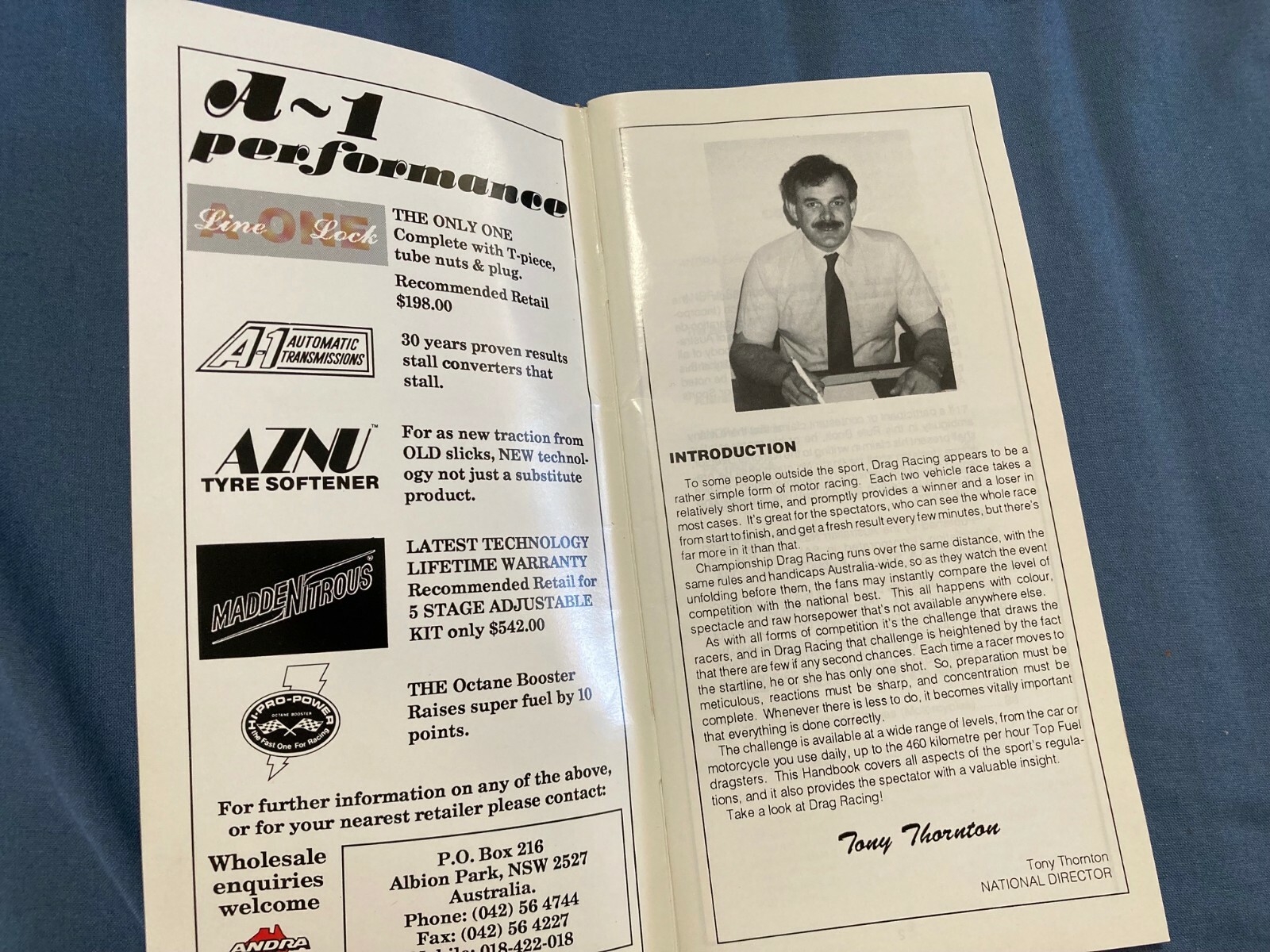 Drag Racing Rule book 1989 Australian Hot Rod nostalgia vintage ANDRA ...