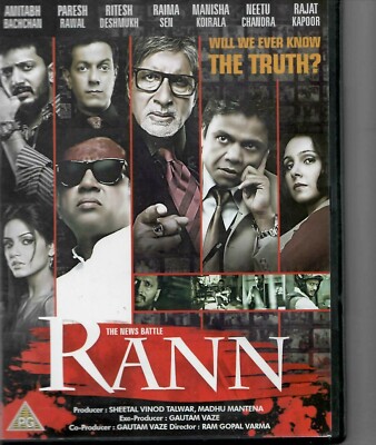 Rann - Amitabh Bachchan,Paresh rawal,Rajat kapoor [Dvd] 1st Edition ...