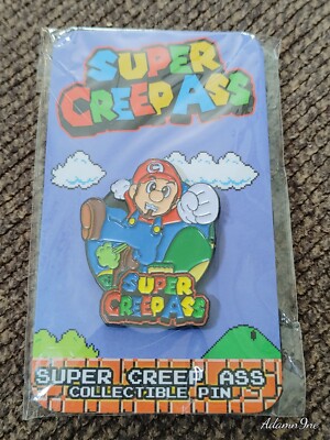 NEW KEGAN THE CREEP SUPER CREEP ASS MARIO HAT PIN RARE OFFICIAL JUGGALO ...