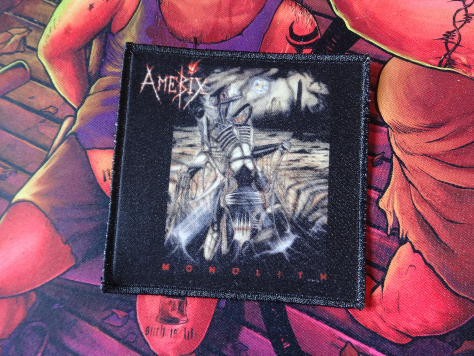 Amebix Patch Kutte Crust Punk Grindcore Nasum | eBay