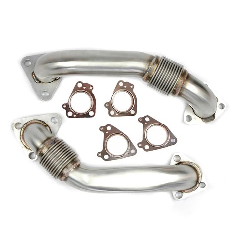 3" Turbo Pipe W High Flow Up Pipes For 01-04 Chevy GMC 6.6L LB7 Duramax ...