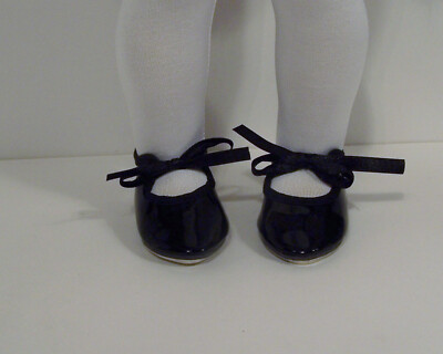 Black Patent Tap-Dance Doll Shoes For 18" American Girl (Debs) | eBay