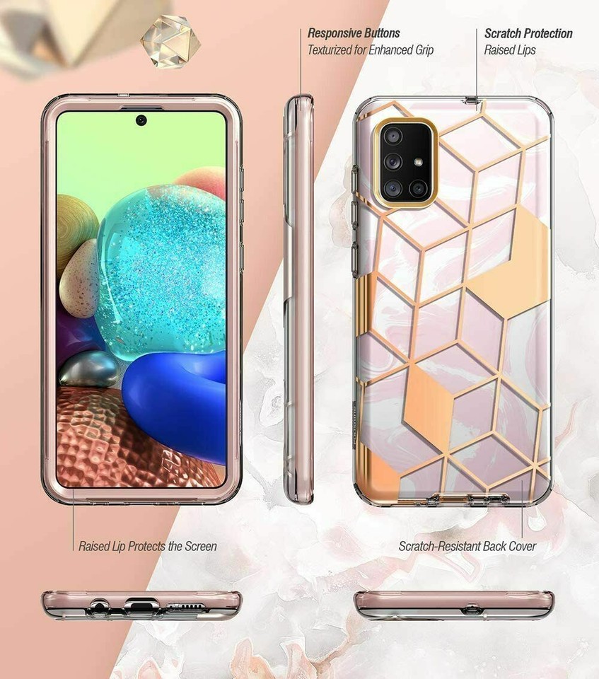 Galaxy A71 5G / A71 5G UW Case,Hybrid Slim TPU Protective Shockproor ...