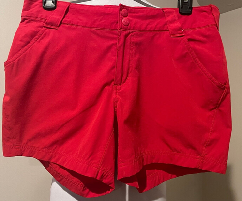 COLUMBIA PFG Womens Red Shorts - Sz 8 | eBay