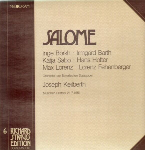 LP-BOX R. Strauss - Joseph Keilberth Salome HARDCOVERBOX + BOOKLET NEAR ...