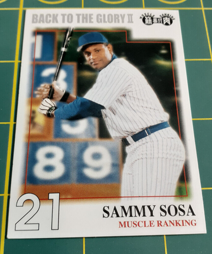 2000 Konami Sammy Sosa Muscle Rankling card SCARCE MLB RARE | eBay