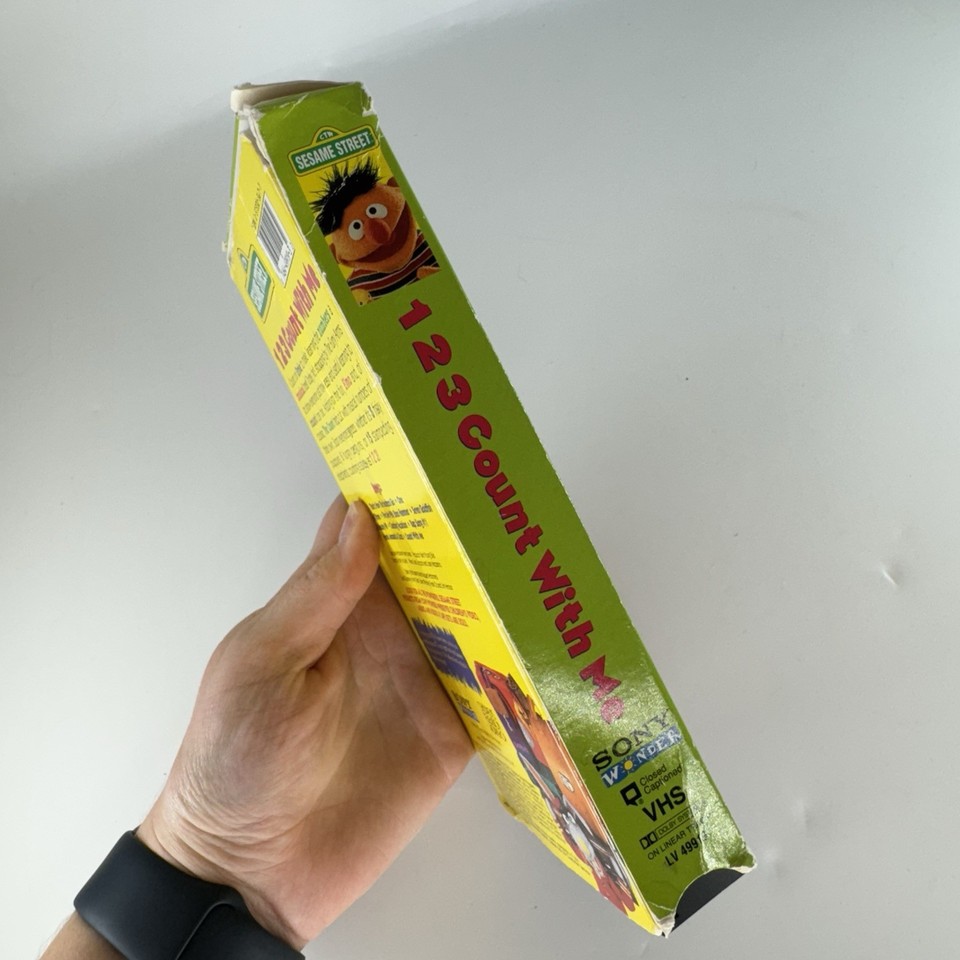 123 Count With Me VHS 1997 Tape VCR Video Tape Movie Sesame Street Ernie Elmo 74644991932| eBay