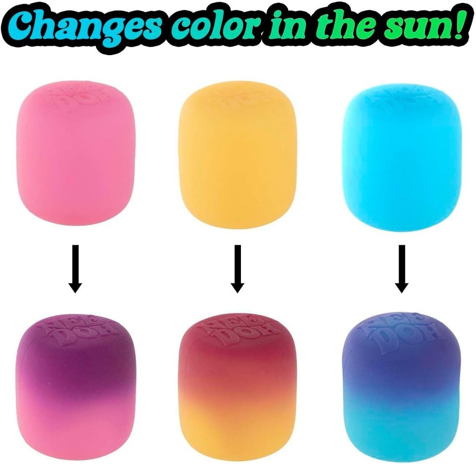 NEW!! Nee Doh Mello Mallo Color Changing Fidget - Marshmellow Needoh ...
